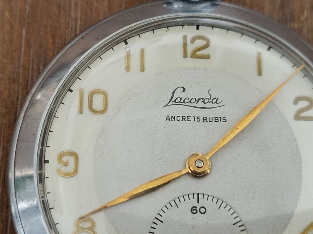 TASCHENUHR LACORDA 46 MM | Kaufen auf Ricardo