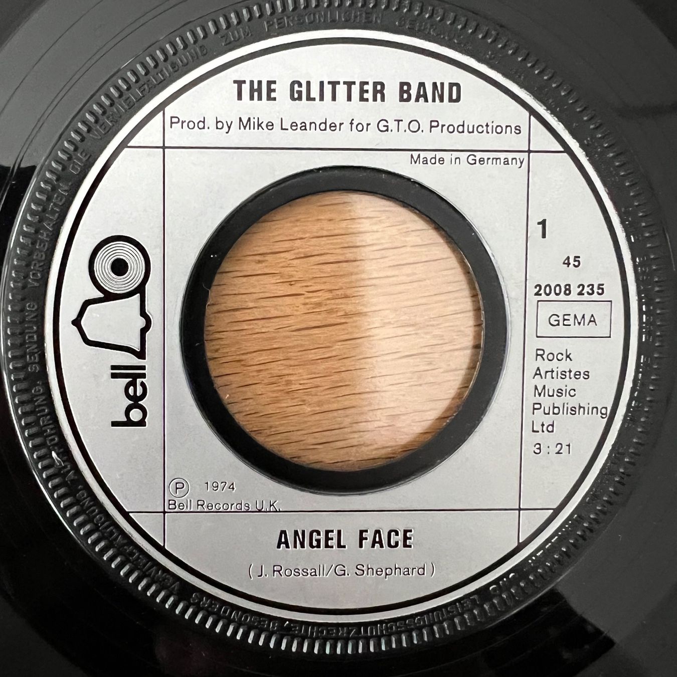 Glitter Band - Angel Face / 1. D-Press. 1974 (Gebraucht) in Gais für ...