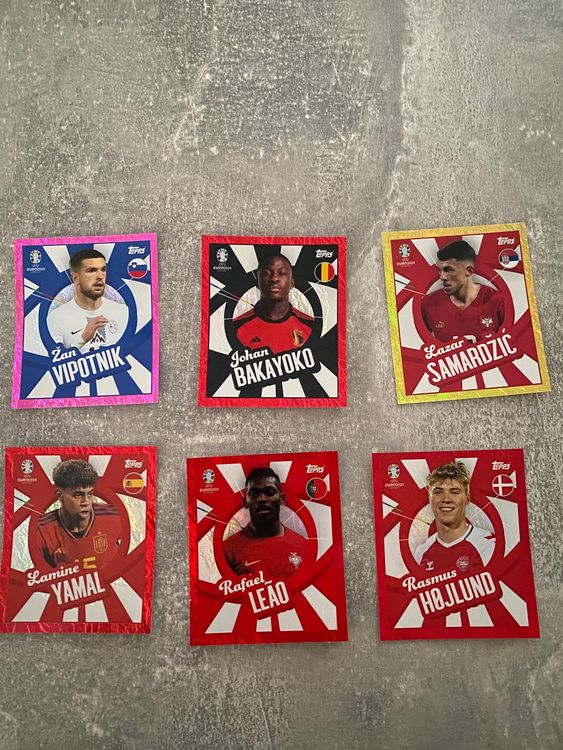 Topps Euro 2024 ( 6x PTW Stickers ) (Neu (gemäss Beschreibung)) in ...