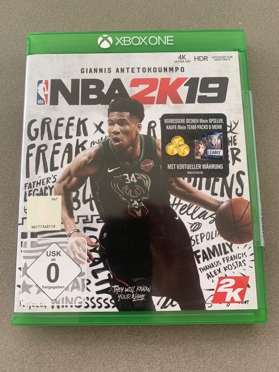 X Box One " NBA 2K 2019 CD " | Kaufen auf Ricardo