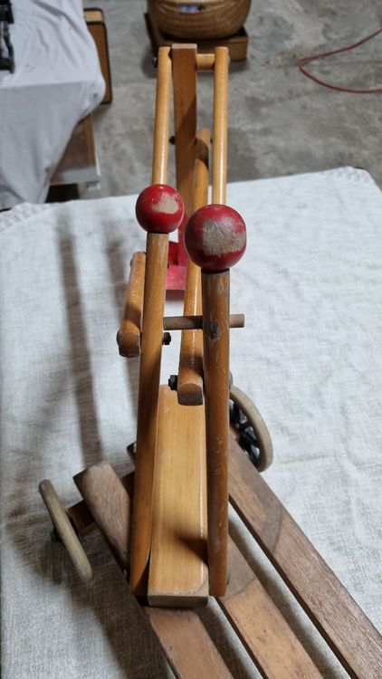BRIO Schweden Bagger Sitzbagger Vintage Holz Sandbagger 60er (Gebraucht ...