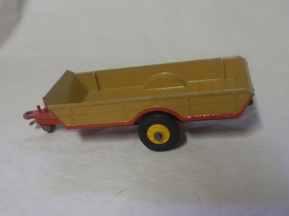 DINKY TOYS NR. 320 FARM TRAILER REMORQUE MINIMST BESPIELT (Gebraucht ...