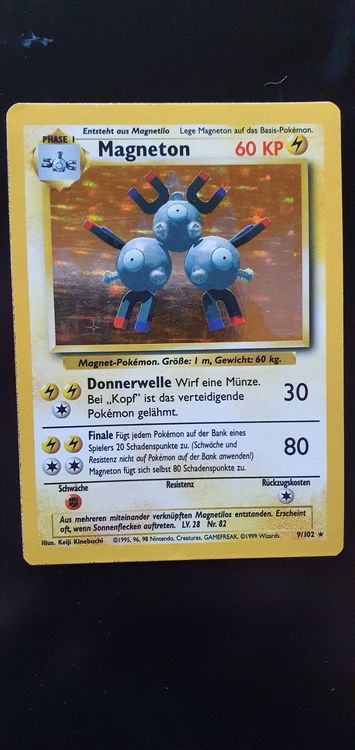 Pokemon Base Set Magneton Holo | Kaufen auf Ricardo