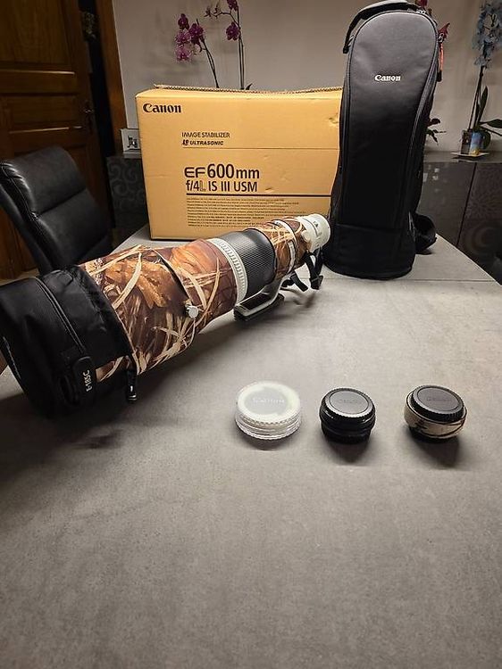 Canon EF 600 F4L IS III USM (D'occasion) à Vouvry pour CHF 8500 ...