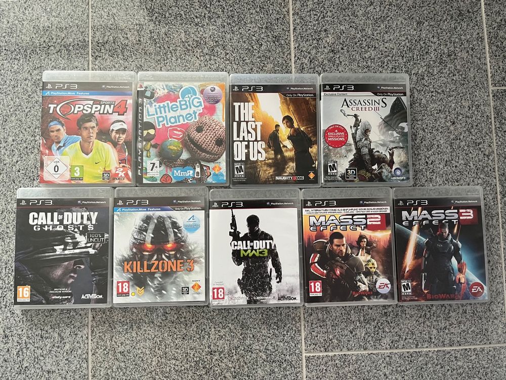 9 PS3 Spiele (Last Of Us, Killzone, Mass Effect, etc.) (Gebraucht) in ...