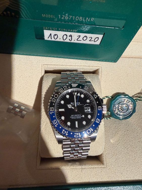 Rolex GMT Master II Batgirl 40mm- 126710BLNR (Gebraucht) in ...