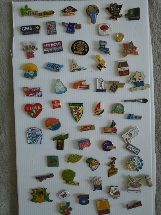 1 schönes Pin Set 60 Stück (Gebraucht) in rorschach für CHF 1 – mit ...