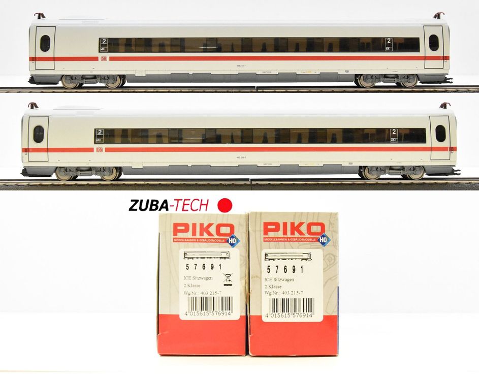 Piko 2x ICE-Zwischenwagen DB H0 GS OVP | Kaufen auf Ricardo