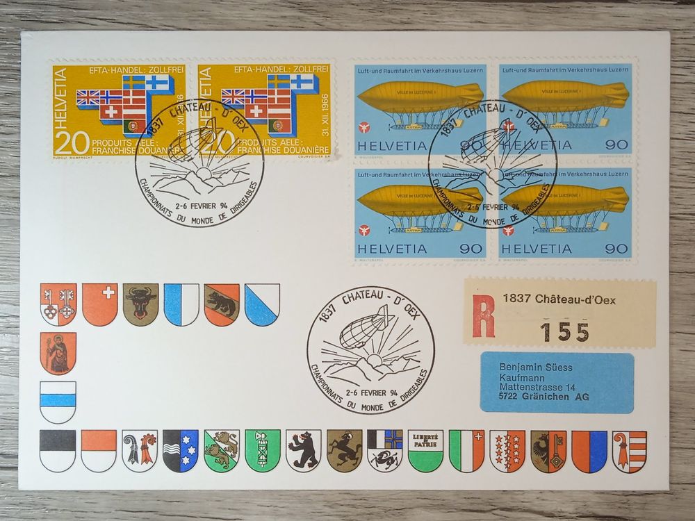 TR51 Enveloppe + Timbre Suisse 1994 | Kaufen auf Ricardo