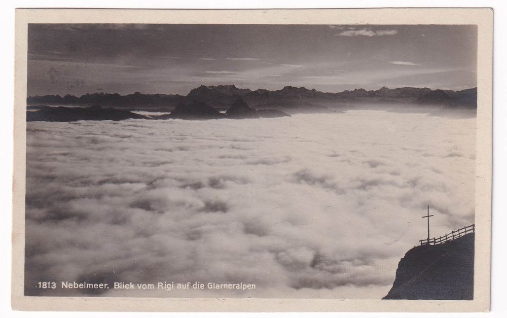 Nebelmeer. Blick vom Rigi auf die Glarneralpen (Gebraucht) in Cormoret für CHF 1.9 – mit ...
