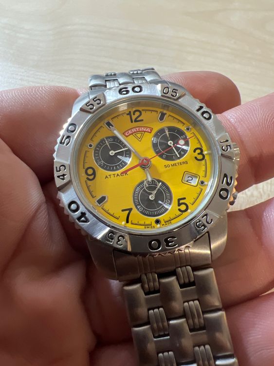 Certina Attack Chrono Quarz 38 mm (Gebraucht) in Pfeffingen für CHF 81 – mit Lieferung auf ...