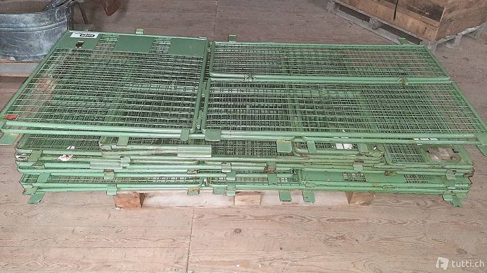 Palettengitter, Gitterbox, Aufsetzgitter, Gitterrahmen (Gebraucht) in ...