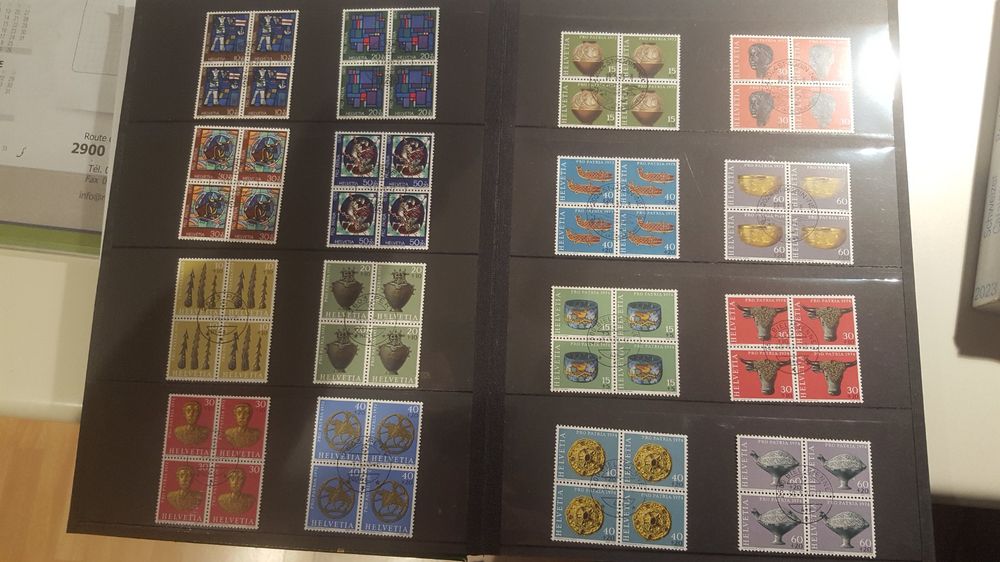 Timbre Pro Patria blocs de 4 1970 à 2009 (Gebraucht) in Sorvilier für CHF 10 – mit Lieferung auf ...