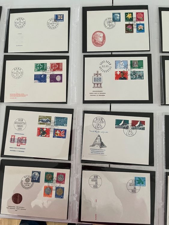Album mit 71 FDC Schweiz ab 1960 bis 1971 | Kaufen auf Ricardo