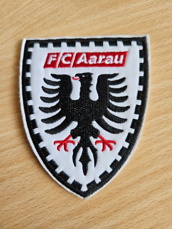 Aufnäher Patch FC Aarau FCA 8 x 9,5 cm Schweiz (Neu (gemäss Beschreibung)) in Hägglingen für CHF ...