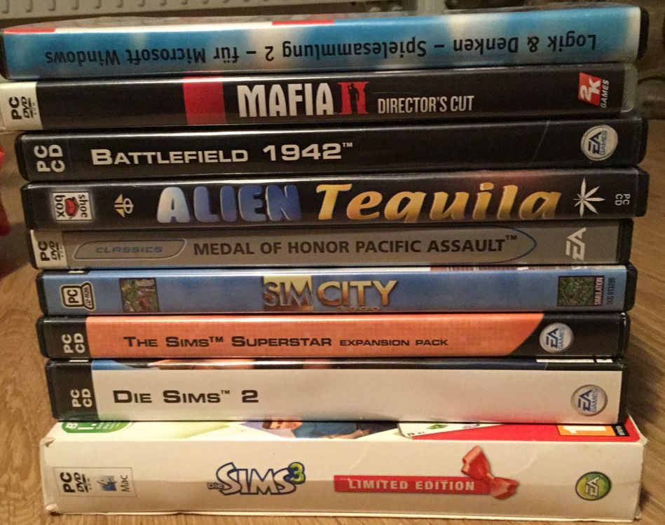 PC Spiele Sammlung: SimCity, Sims, Mafia, Battlefield! (Gebraucht) in ...