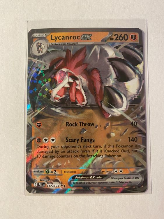 Pokemon Lycanroc EX 117/193 Paldea Evolved EN | Kaufen auf Ricardo