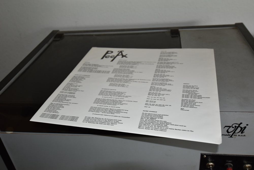 Pee Äx – Er Macht Nichts' NEW WAVE synth pop 1982 VG+/VG+ (Gebraucht) in Pfaffhausen für CHF 9.8 ...