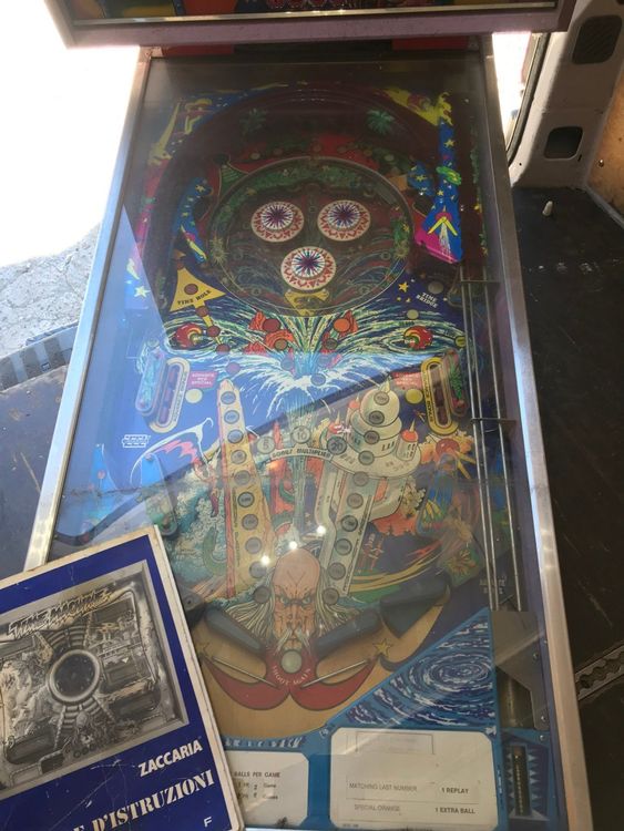 Zaccaria TIME MACHINE Pinball 1983 Lorenzo Rimondini ab 1.-- (Gebraucht ...