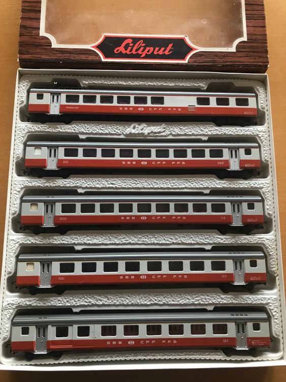 Liliput 5-teiliges Set Swiss Express Personenwagen (Gebraucht) in Luzern für CHF 130 – mit ...