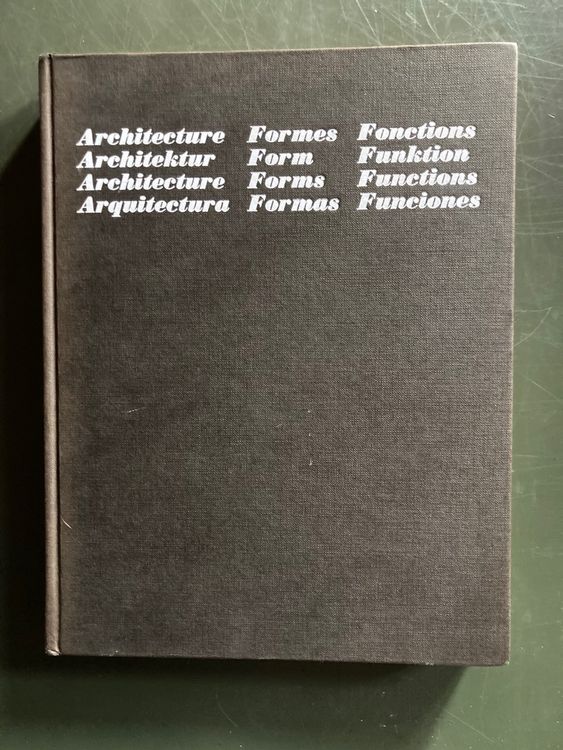 Architecture Formes Fonctions n° 13 - Revue d'architecture (D'occasion) à Romanel-sur-Lausanne ...