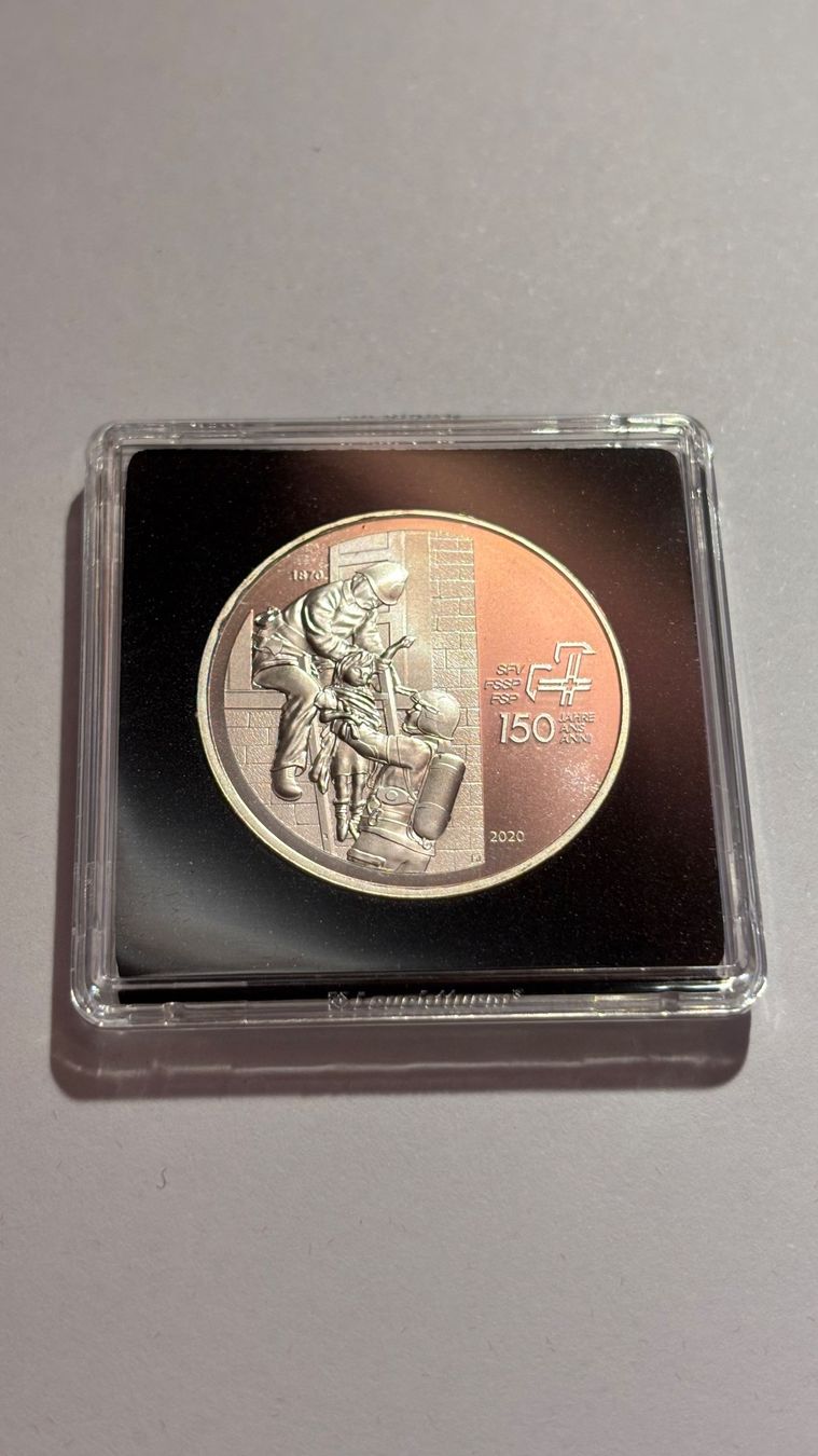 Pièce commémorative 20.- / 2020 (Féd. sapeurs-pompiers) (Gebraucht) in ...