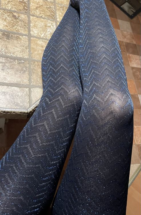 Collant Calzedonia neri glitter festa eleganti nuovo (Neu und ...