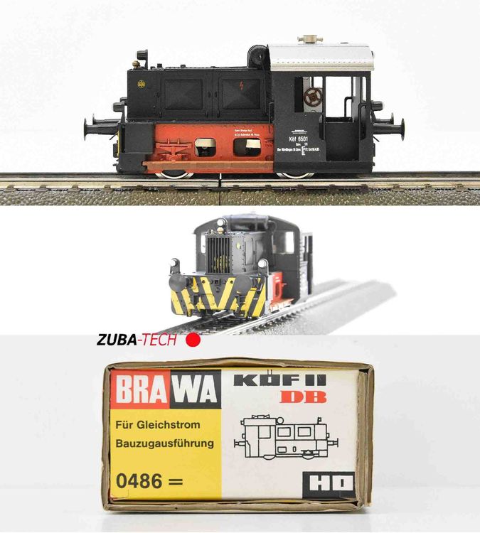 Brawa 0486 Rangiertraktor Köf II H0 GS Analog mit OVP (Gebraucht) in St ...