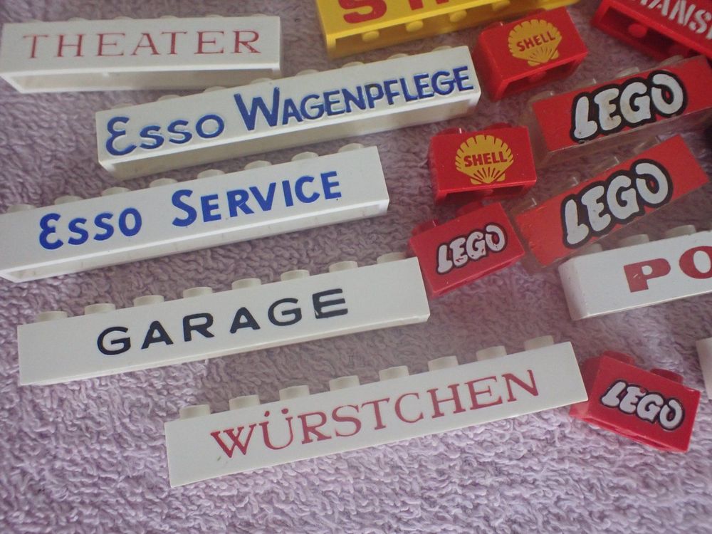 38 sehr schöne alte LEGO Schrift Steine | Kaufen auf Ricardo