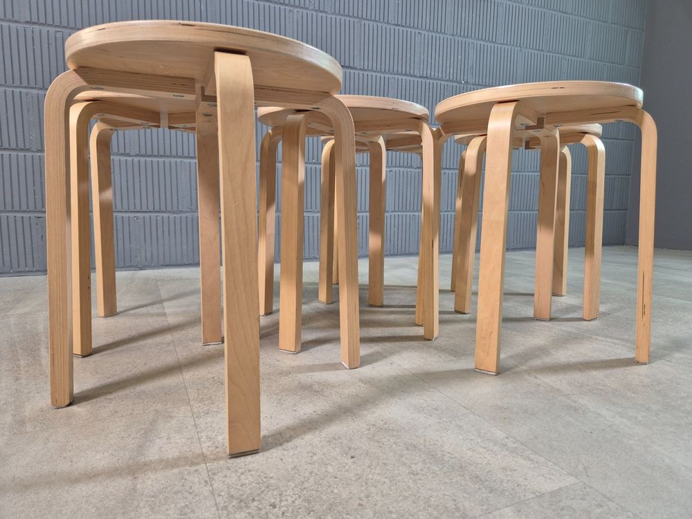 6x IKEA Frosta Stool Hocker,Stapelhocker Design Alvar Aalto (Gebraucht) in Nottwil für CHF 215 ...