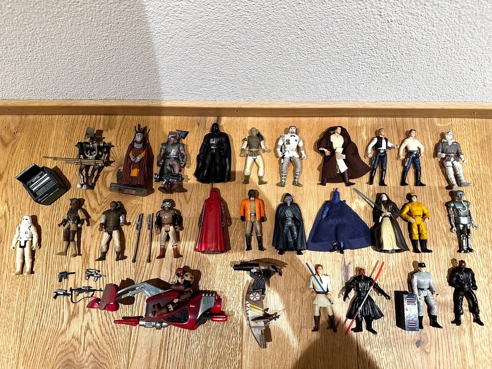 Wunderschöne Star Wars Kenner Figuren Fotos