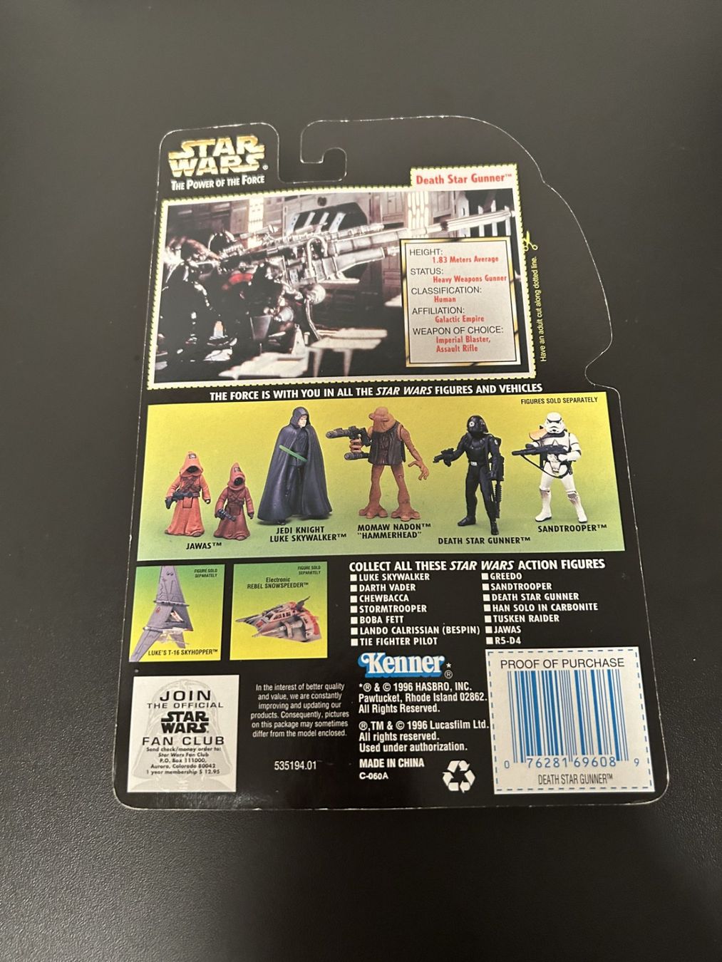 Star Wars – DS Gunner – Power of the Force - Kenner – 1996 (Neu und ...
