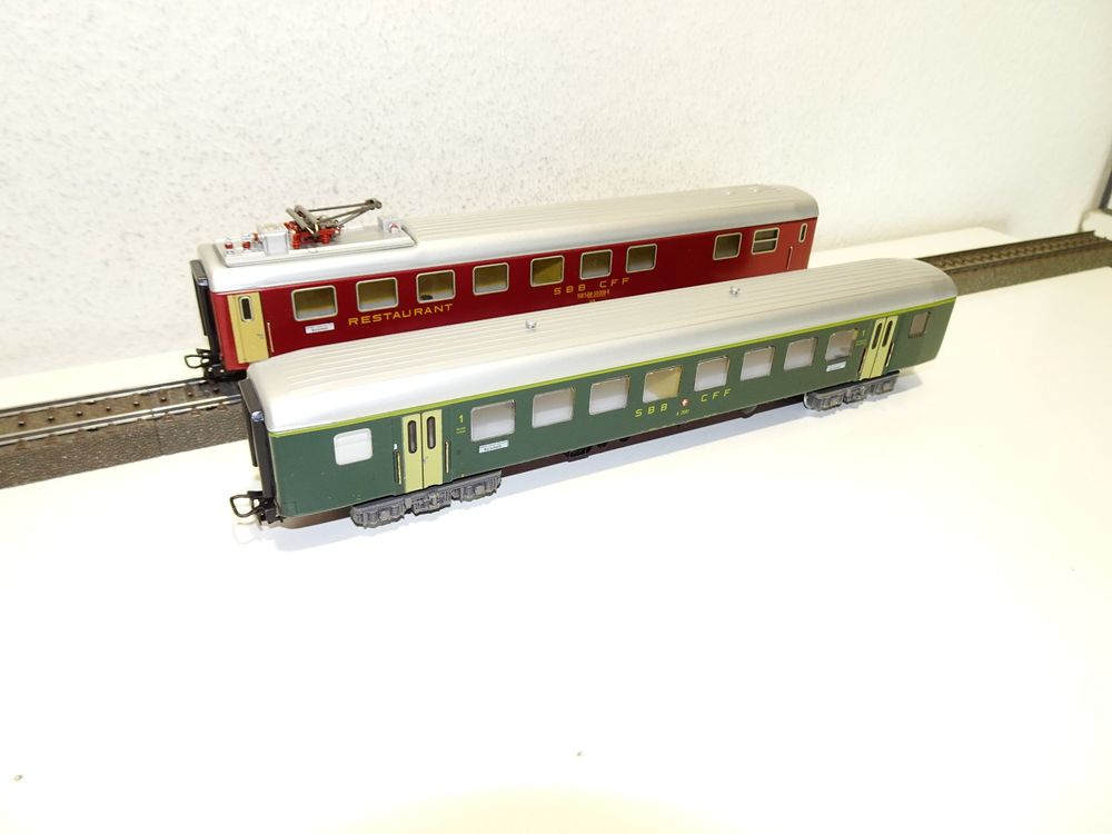 2 Märklin Personenwagen SBB 009-6 / A 2561 HO 4066 4068 (3) (Gebraucht) in Luzern für CHF 25.9 ...