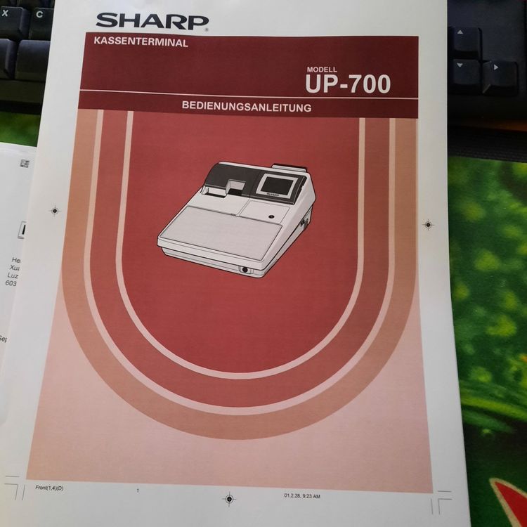 SHARP UP-700 alte funtioniert Registrierkasse | Kaufen auf Ricardo
