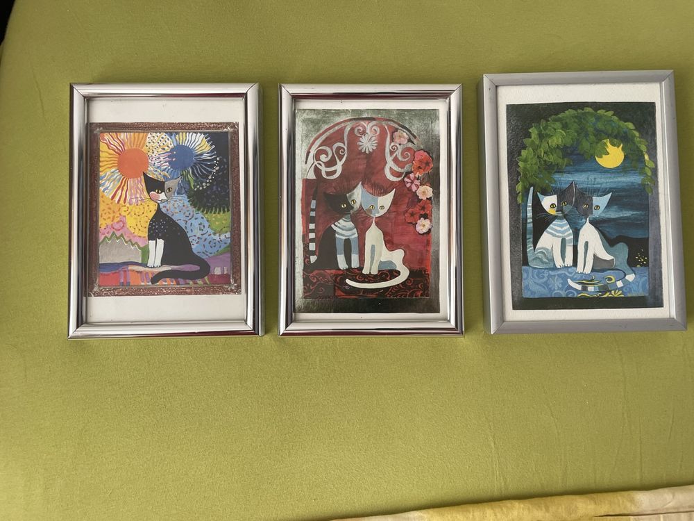 Rosina Wachtmeister Katzenbilder gerahmt (Gebraucht) in Libingen für CHF 18 – mit Lieferung auf ...