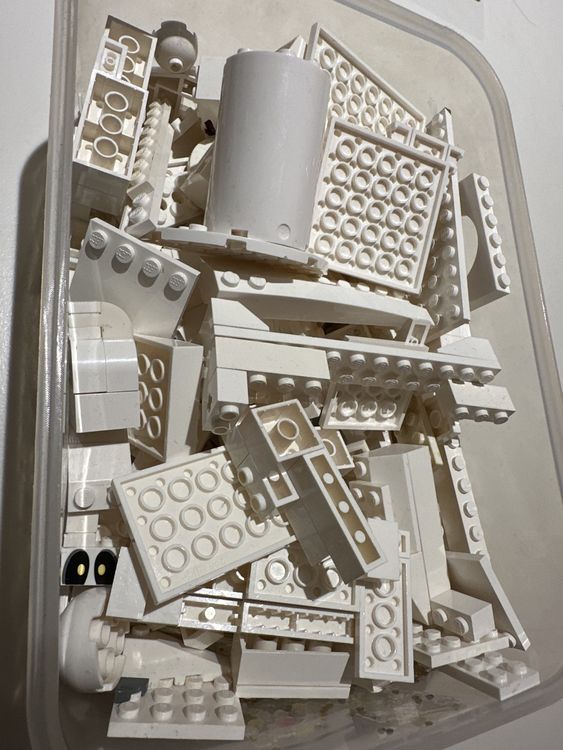0,6 kg weisses Lego Lot | Acheter sur Ricardo