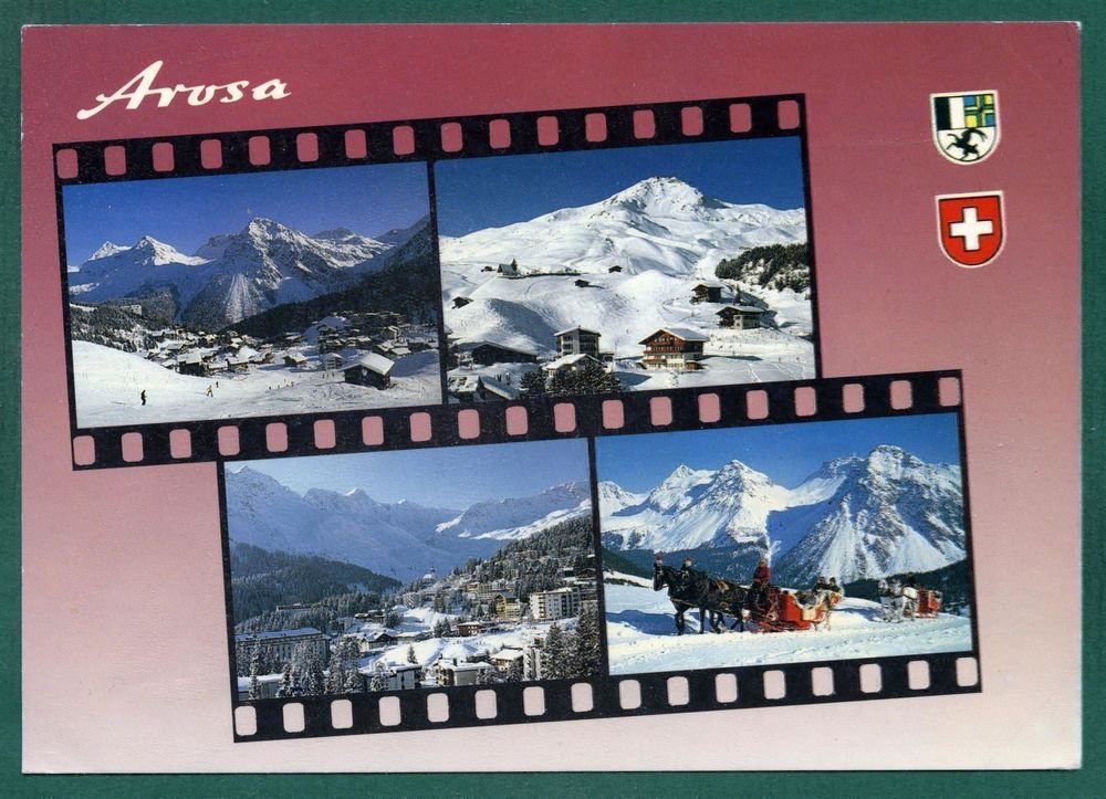 Arosa, Mehrbilderkarte, 1991 | Kaufen auf Ricardo