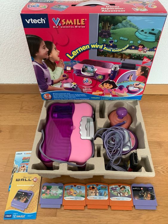 VTech Smile Spiel-/Lernkonsole - mit 5 Spiele - neuwertig | Kaufen auf ...