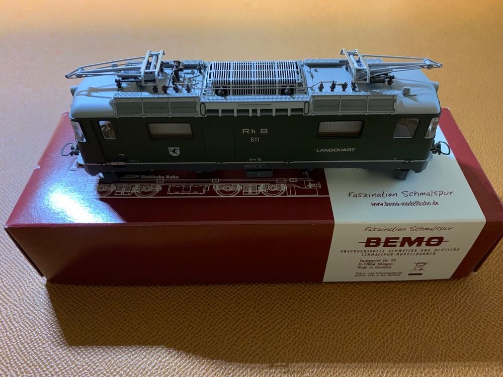 Bemo H0m 1358 100 Ge 4/4 II 611 Landquat RhB DC Digital | Kaufen auf ...