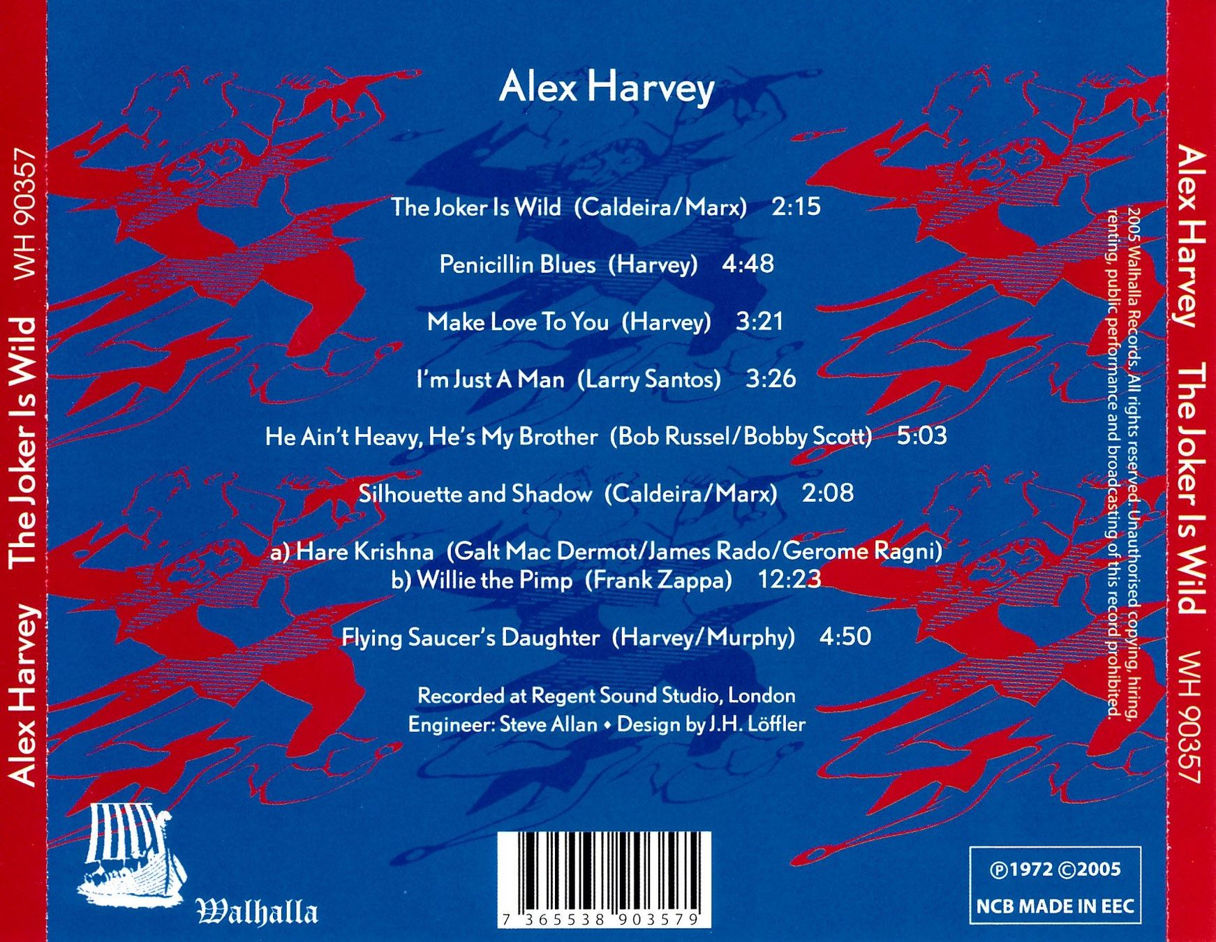 ALEX HARVEY - THE JOKER IS WILD (CD) (Gebraucht) in Hedingen für CHF 15 ...