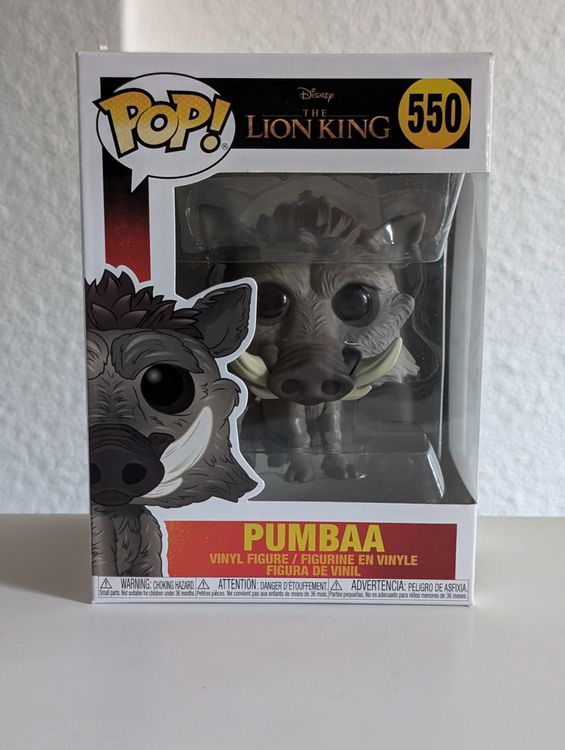 Funko Pop! - The Lion King - Pumbaa - 550 (Neu (gemäss Beschreibung ...