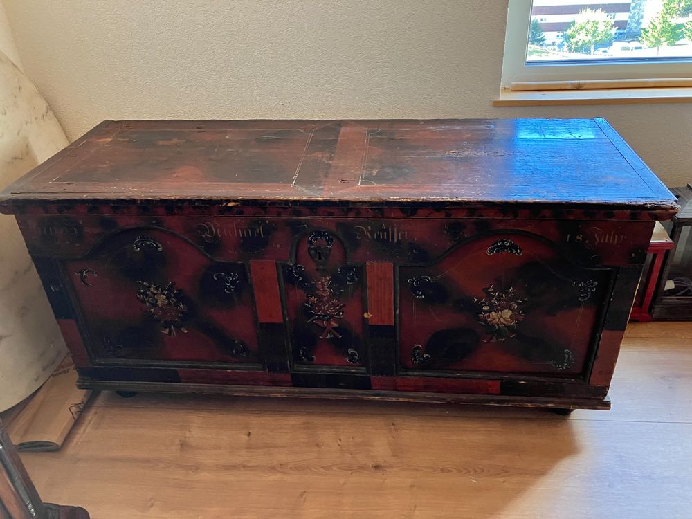 Coffre bois ancien | Kaufen auf Ricardo