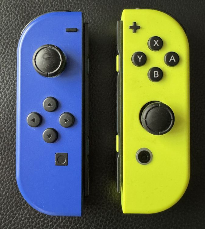Nintendo Switch Joy-Con Blue & Neon Yellow (Gebraucht) in Genève für ...
