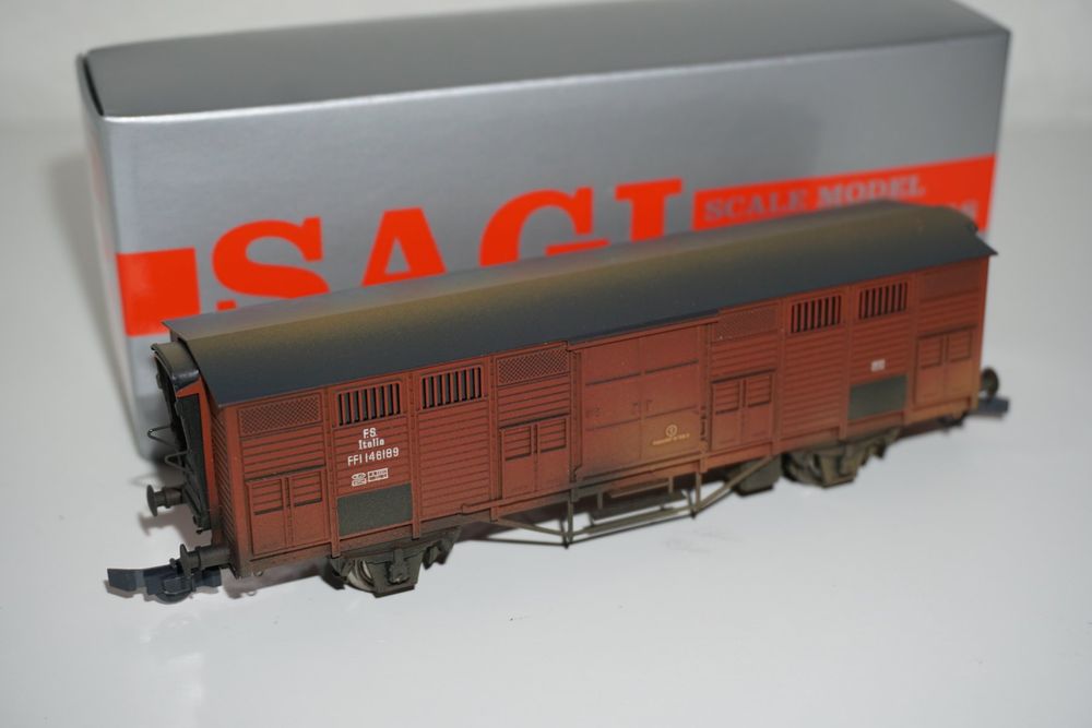 SAGI - FS Italia Spitzdachwagen mit Faltenbalg H0/DC (Gebraucht) in ...