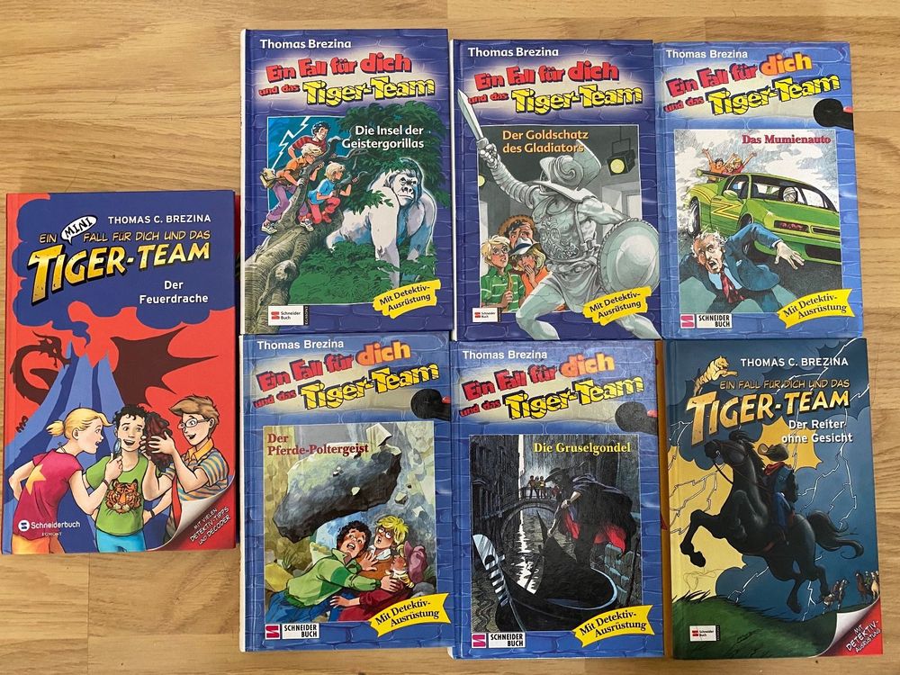 7 BÜCHER von TIGER - TEAM !!!!!!!!!!!!!! | Kaufen auf Ricardo