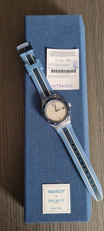 Swatch X Hackett, serie speciale numerata (nr. 0466) | Kaufen auf Ricardo