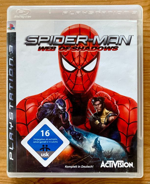 Rarität: Spider-Man Web of Shadows - PS3 (Gebraucht) in Zürich für CHF 79 – mit Lieferung auf ...