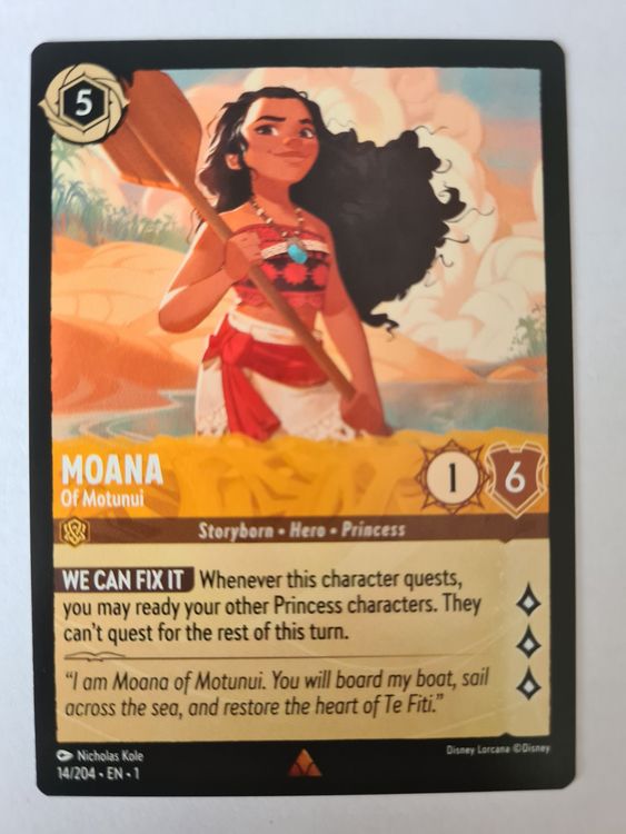 Lorcana, Moana - Of Motunui, 014/204-EN-1 (Neu (gemäss Beschreibung)) in Sachseln für CHF 1.1 ...