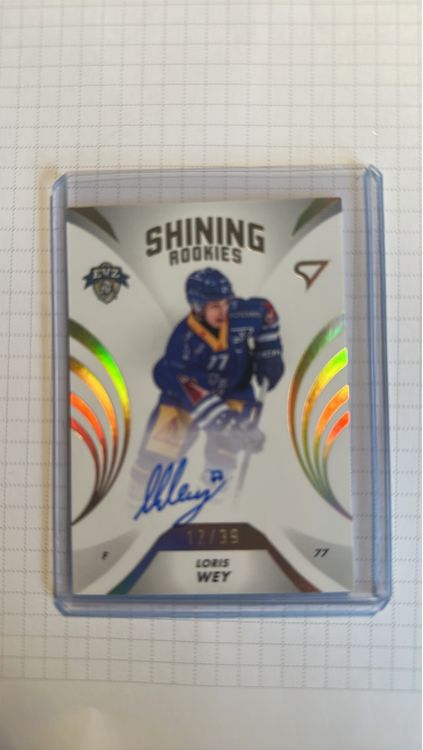 Loris Wey - EVZ - Signierte Autogrammkarte Shining Rookies | Kaufen auf ...
