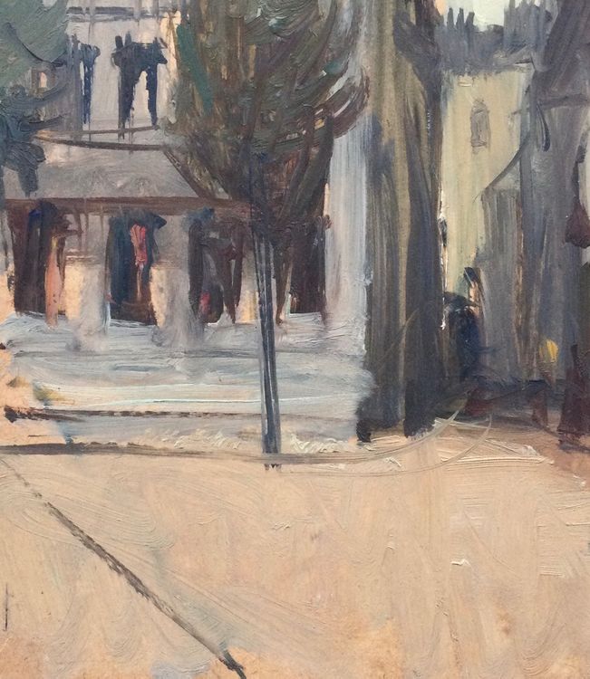 Renée Yolande HAUSER (1919-2008) Strasse Scene Gemälde (Gebraucht) in ...